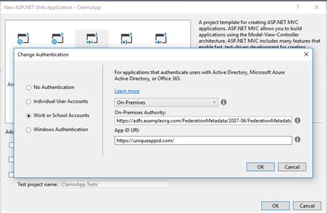Creating An Aspnet Relying Party Application For Adfs 2016 Neil
