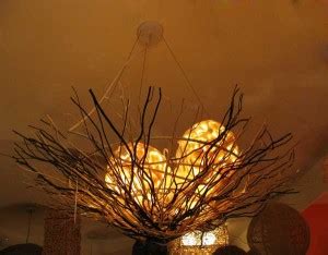 Creative DIY Ideas For Rustic Tree Branch Chandeliers WooHome