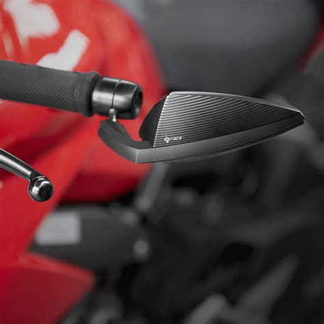 Db Race X4 End Bar Mirrors Matte Carbon Panigale V2v4 Motostorm En