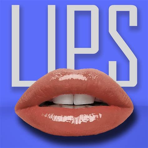 Premium Psd Glossy Pink Lips