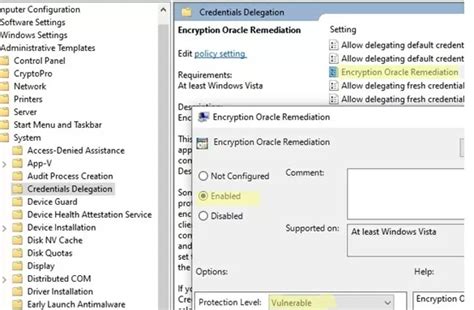 Fix Rdp Connection Error Credssp Encryption Oracle Remediation
