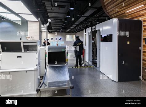 View Of A Passenger Security Check Device Based On Passive Terahertz Thz Imaging Technology