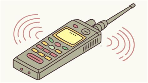 Mobile Phone Antenna Cellular Signal Wireless Communication And Network Technology Vector