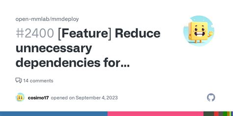 [feature] reduce unnecessary dependencies for backend inference · issue