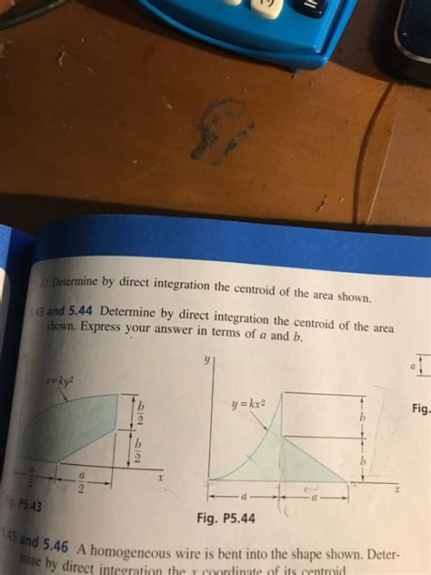 Solved 2 Determi Ne By Direct Integration The Centroid Of