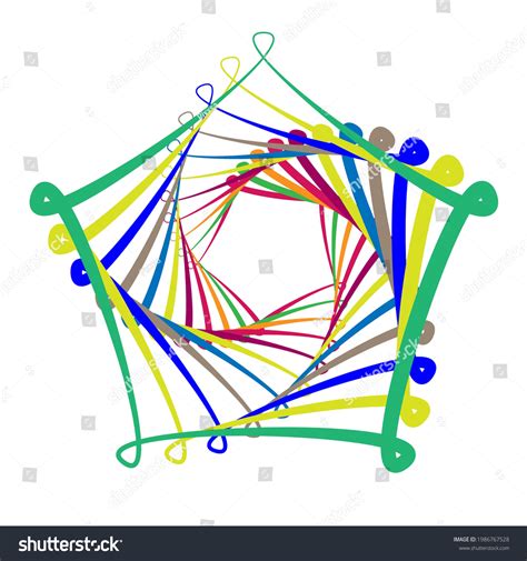 Geometric Shape Design Element Inward Rotation Stock Vector Royalty Free 1986767528 Shutterstock