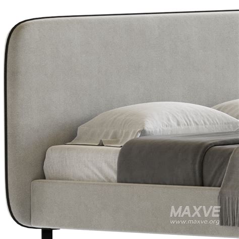 Minotti Twiggy Bed 3d Model Download Maxve