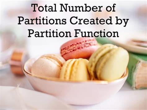 Sql Server Total Number Of Partitions Created By Partition Function