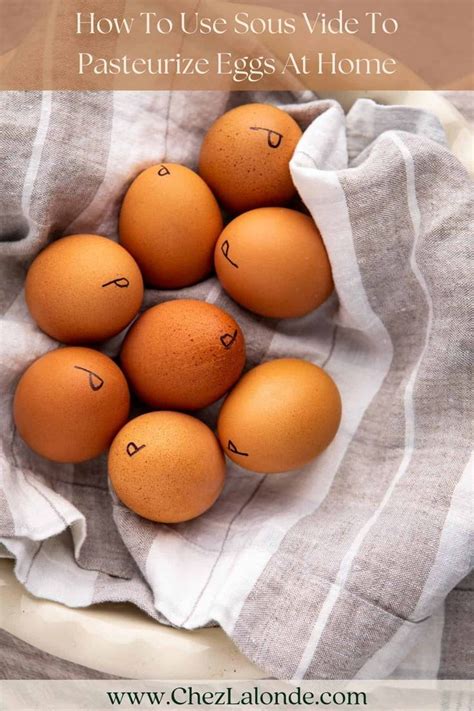 Sous Vide Egg Pasteurization Safe And Delicious