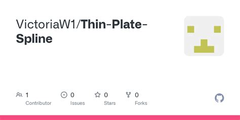 Github Victoriaw1thin Plate Spline