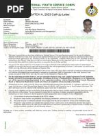 Nysc Final Clearance Format Pdf