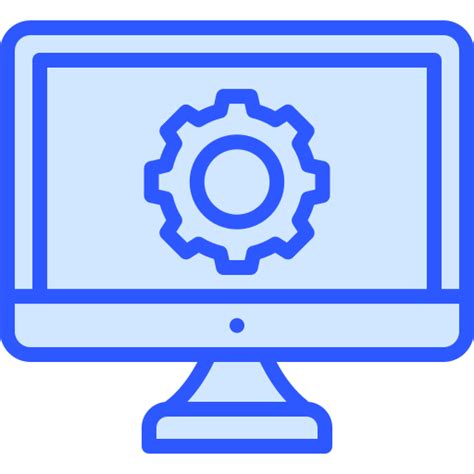 Computer Generic Blue Icon