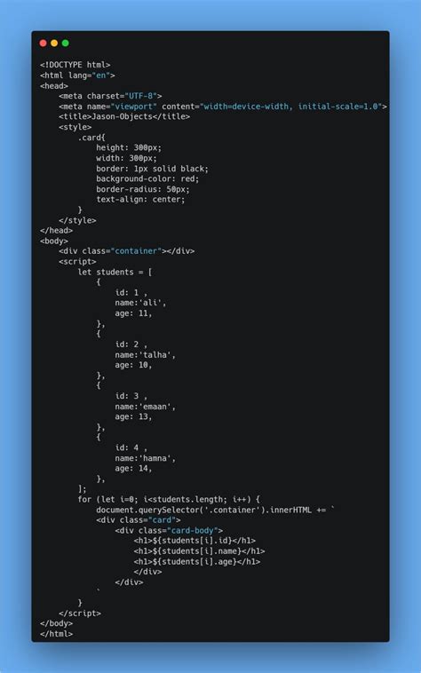 Anzila Fatima On Linkedin Webdevelopment Javascript Json Css Frontend Programming Html