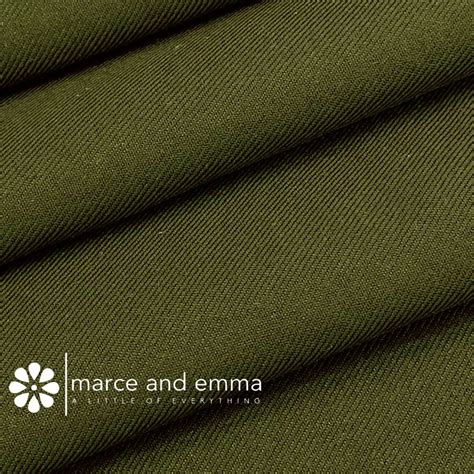 Olive Gabardine Fabric For Suit Polyester Gabardine By The Yard Olive