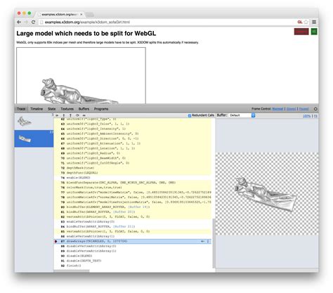 Nvidia Webgl Performance Problems With A 65k Vertex Mesh On A