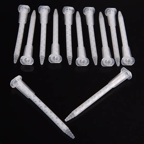 50pcs Ma5 4 17s Static Mixer Mixing Nozzles Ab Glue Mixing Tip Plastic Epoxy Nozzle 103 6mm For