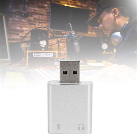 Getuscart Usb Sound Adapter Usb External Audio Sound Card Adapter Usb To Toto 3 5 Mm Converter