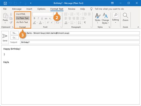 Outlook Html Email Guide Learn To Convert Plain Text To Html Alore