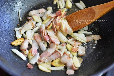베이컨 크림파스타 만드는법