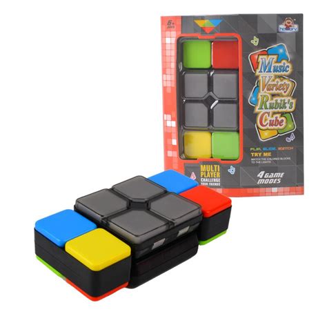 Electronic Music Cube Sound Light Memory Game Puzz Grandado