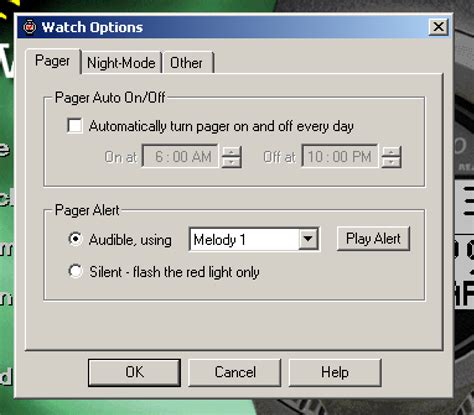 support pager options for protocol 6 · issue 258 · synthead timex