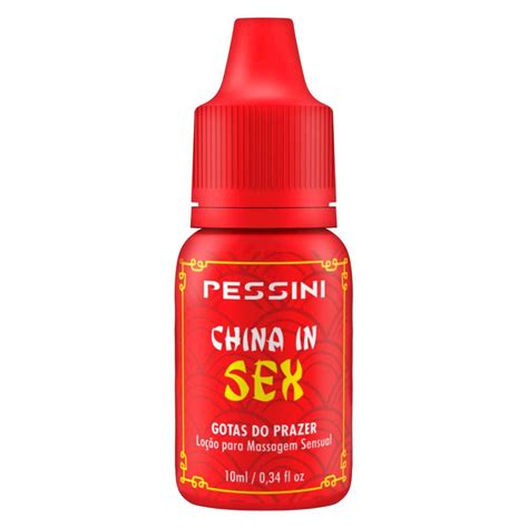 China In Sex Gotas Do Prazer 10ml Pessini Em 10x Sem Juros Miess