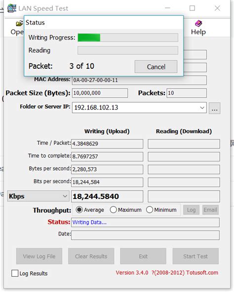 Iperflanspeedtest网络传输速度测试工具lan Speed Test Csdn博客