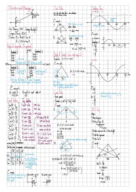 Yr L0 Trig Notes Studocu