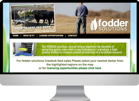 Fodder Solutions Working Planet Web And Print Design