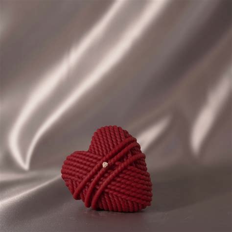Corazón Estambre Carred Velas