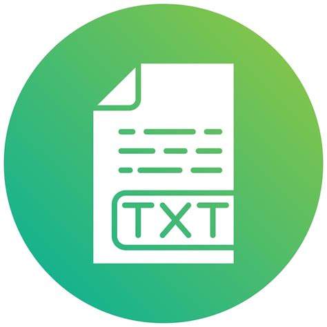 Premium Vector Txt File Vector Icon Design Illustration