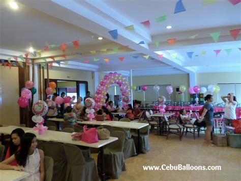 Hello Kitty Entrance Arch With Centerpieces At Sugbahan Cebu Balloons