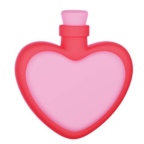 Love Potion 3d Illustration For Uiux Web App Presentation Etc