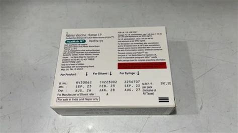 Vaxirab N Vaccine At ₹ 300 Vial Rabies Vaccine In Mumbai Id 2853250283748