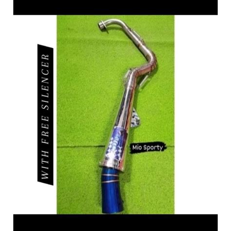 Aun Pipe Conical W Free Silencer Mio Sporty Shopee Philippines
