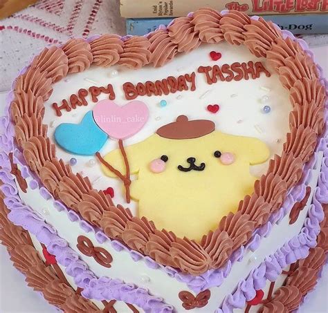 Pompompurin Cake Inspo Hello Kitty Cake Pretty Birthday Cakes Cute