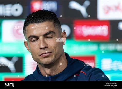 March 22 2025 Lisbon Portugal Portugals And Al Nassr Forward