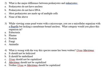 High School Biology Classification Taxonomy Nomenclature Quiz Tpt