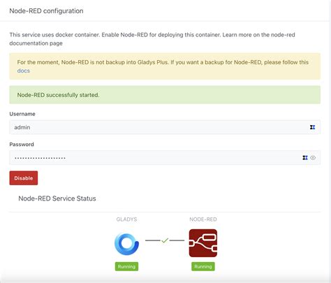 Node Red Gladys Assistant