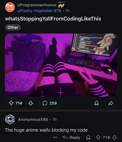 She Is Blocking My Code ·