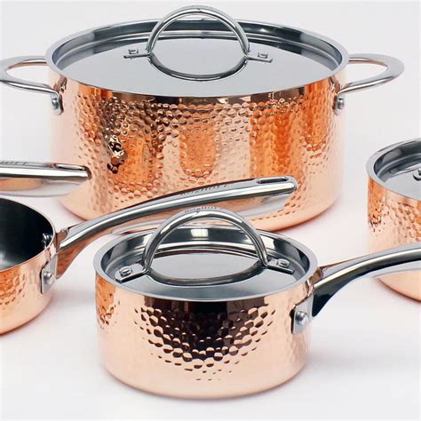 Copper Pots And Pans Set
