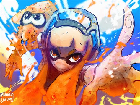 Artstation Splatoon Inkling Fanart