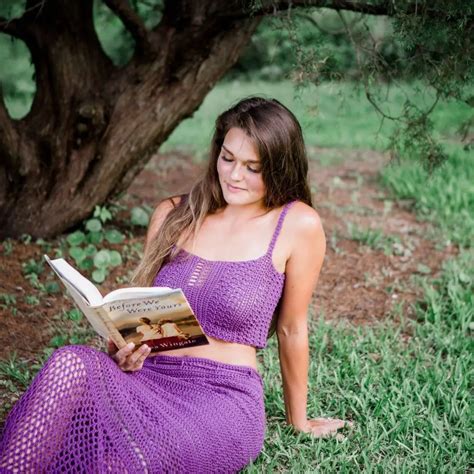 Crochet Skirt And Crop Top Weave Crochet