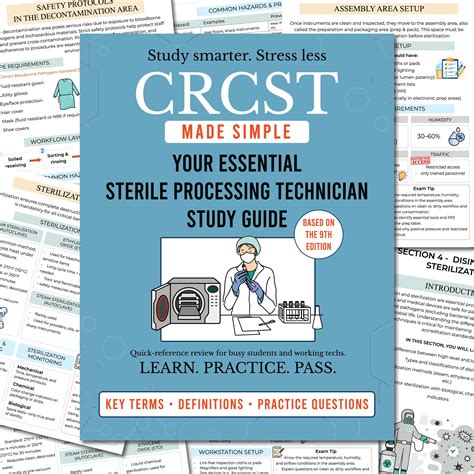 Crcst Study Guide 9th Edition Printable Sterile Processing Technician