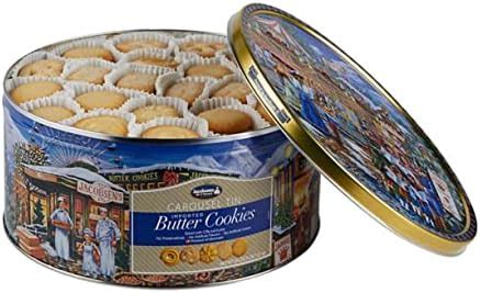 Jacobsens Danish Butter Cookies 64 Ounce Pack Of 4