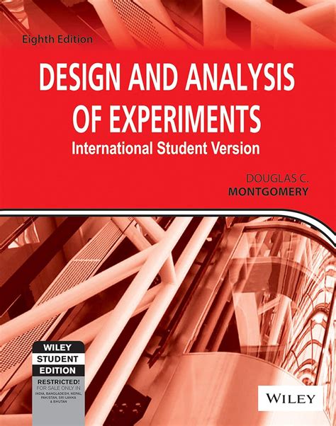 Design And Analysis Of Experiments Design And Analysis Of Experiments