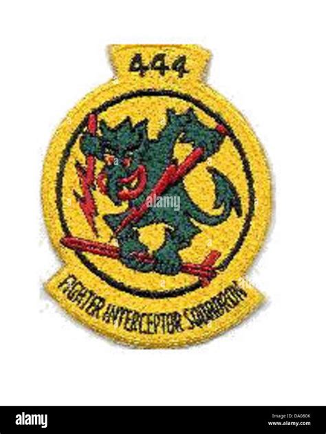The 444th Fighter Interceptor Squadron Patch Symbolizes The Units