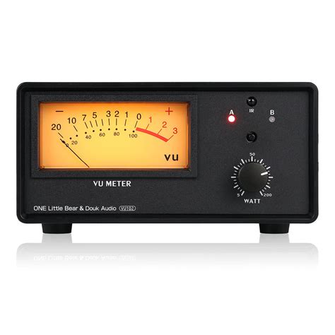 Douk Audio Vu102 2 Zone Amplifier Speaker Selector Box With Vu Meter