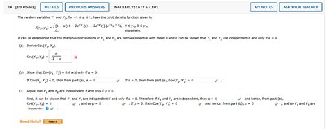 Solved The Random Variables Y1 And Y2 For −1≤α≤1 Have The