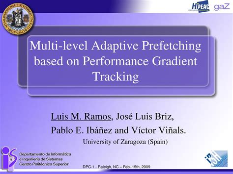 Luis M Ramos José Luis Briz Pablo E Ibáñez And Víctor Viñals Ppt Download